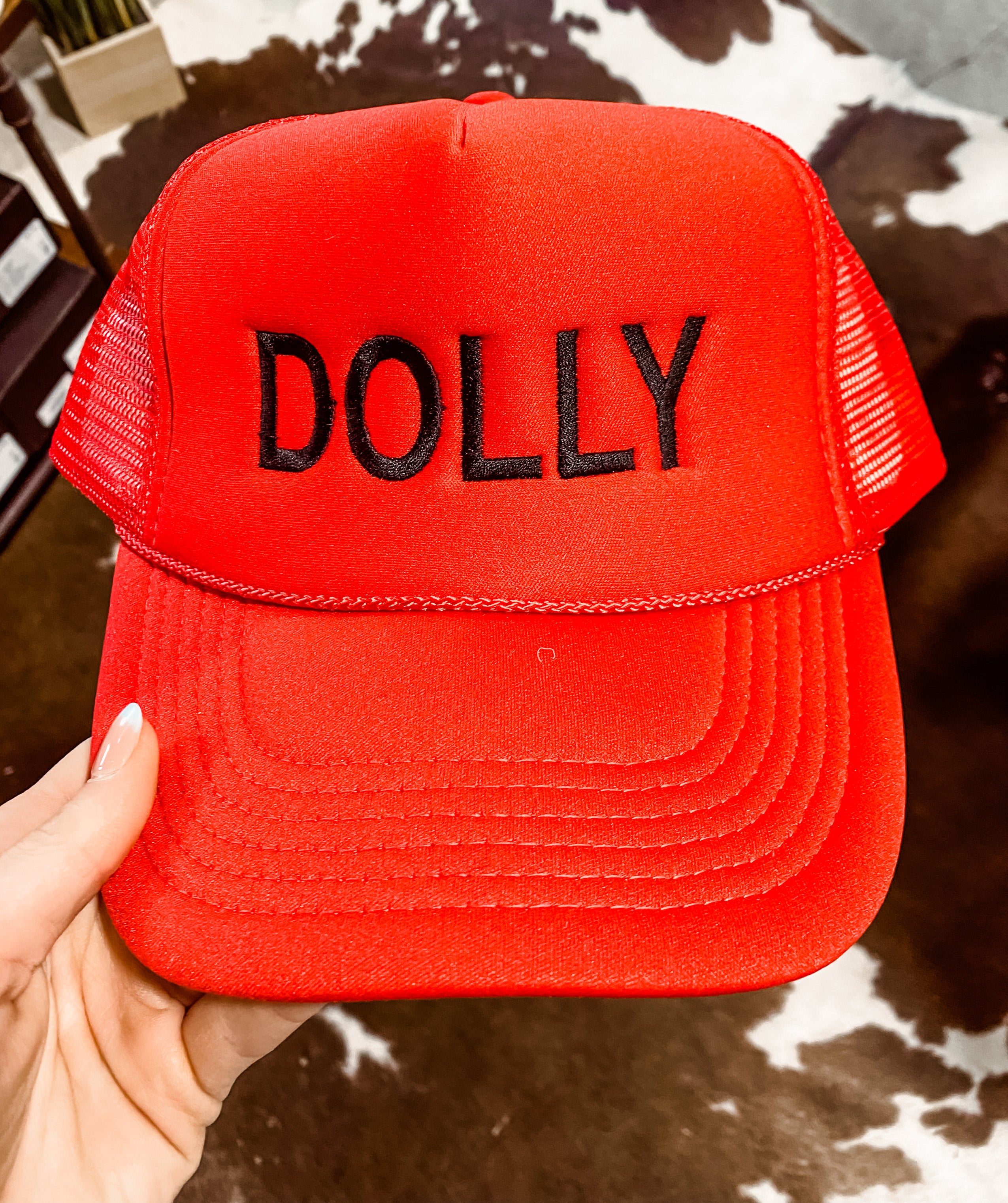 Red Dolly Cap – Livin The Dream Boutique