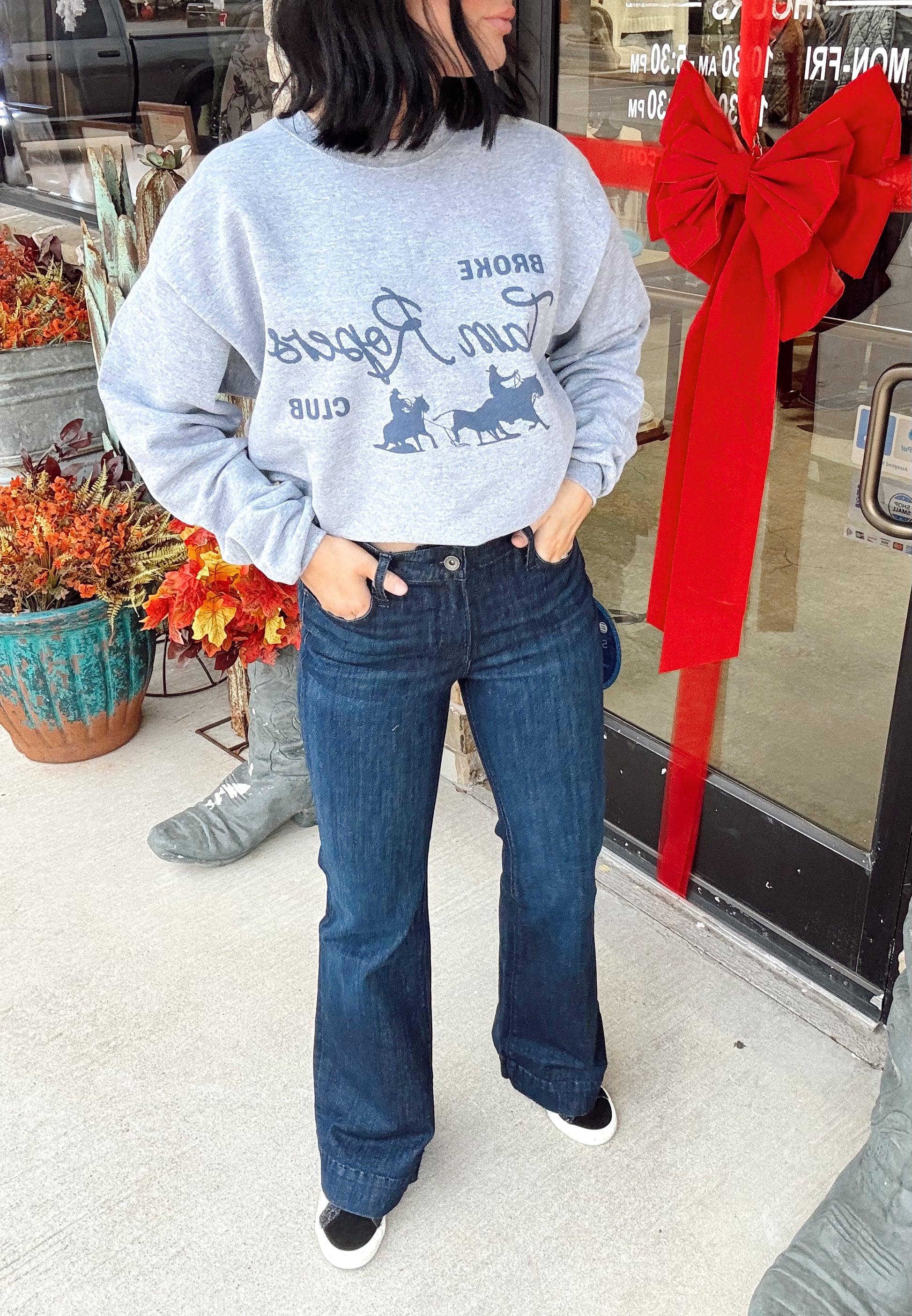 BELLA : Deep Ocean Denim Trouser Jean OG – Livin The Dream Boutique