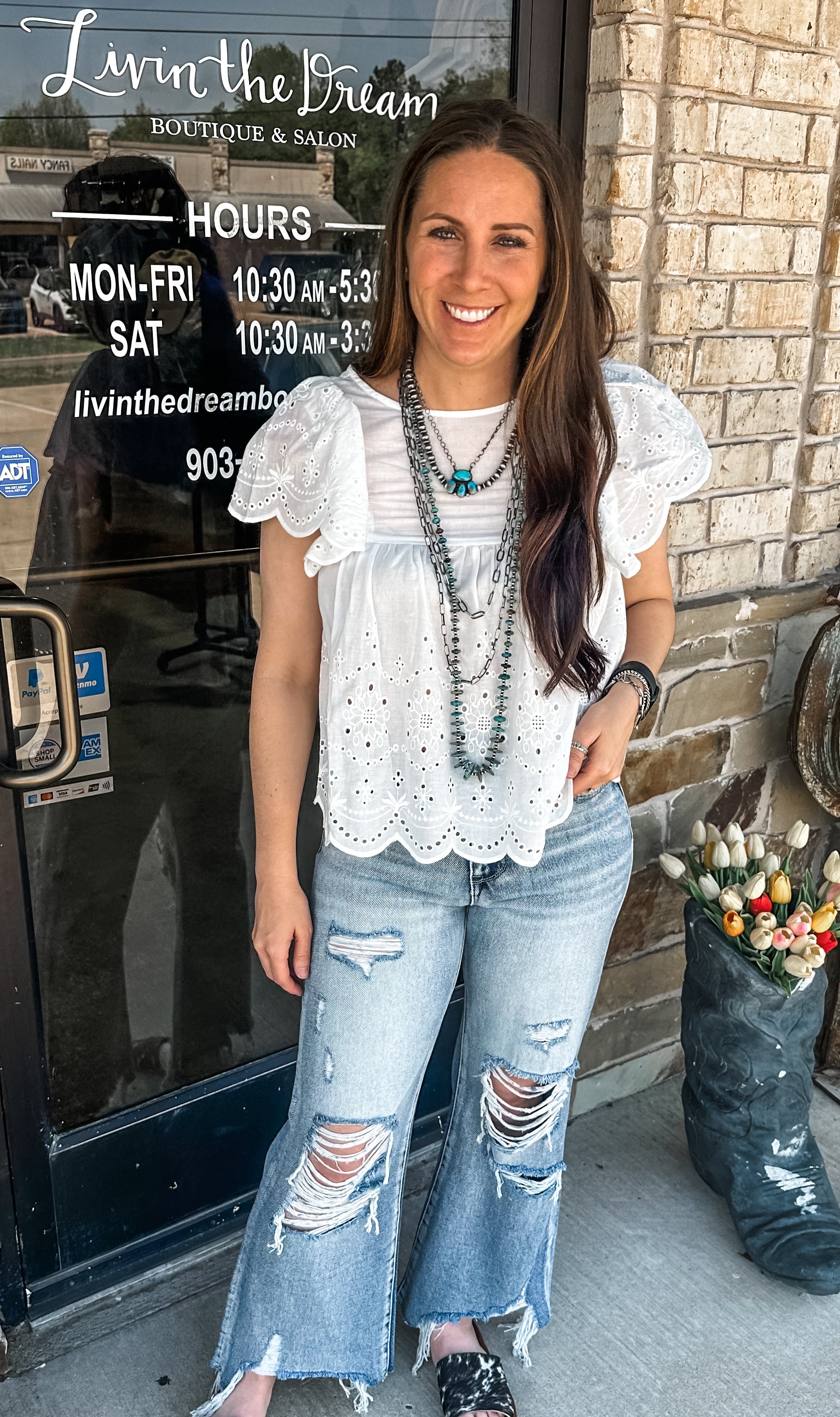 The Collyns Top – Livin The Dream Boutique